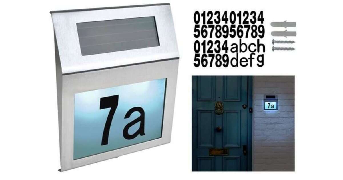 Top House number plate