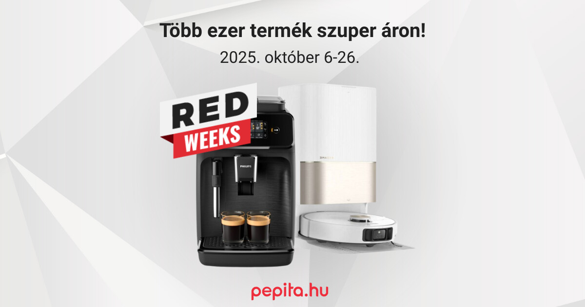 Pepita Red Weeks 2025 | Több ezer termék szuper áron! - Pepita.hu