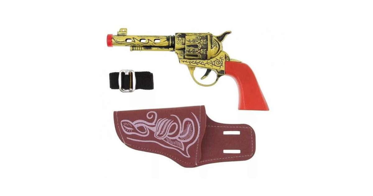 Cowboy pisztoly pisztolytartóval | Pepita.hu