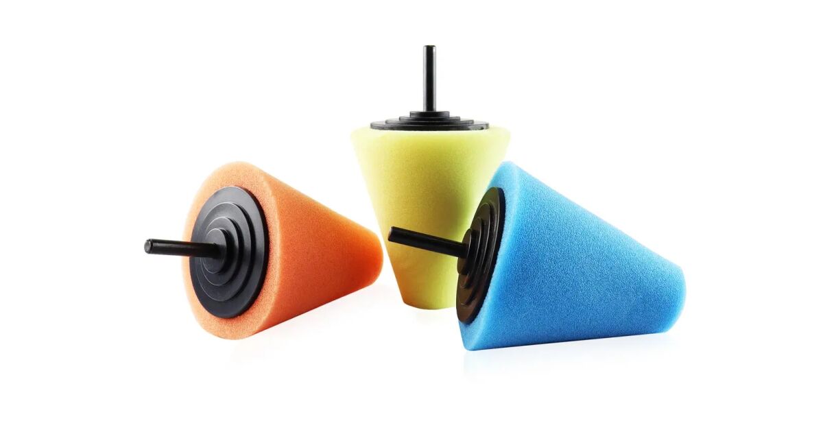 3-Piece Polishing Sponge Set for Rims and Hard-to-Reach Areas | Pepita.com