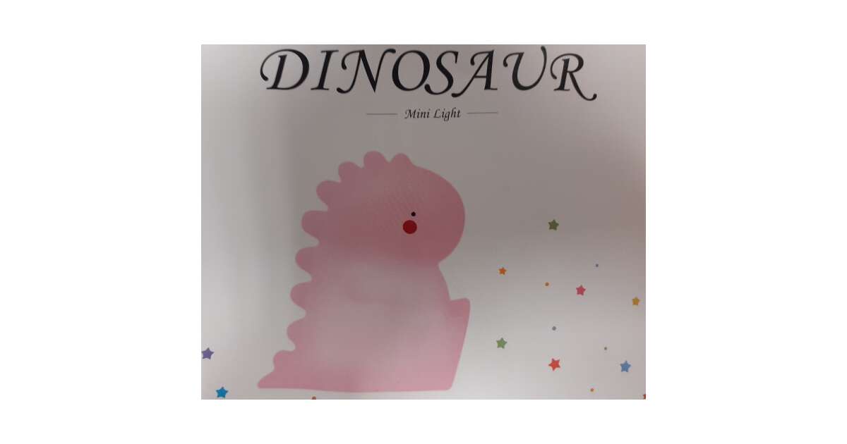 Belgal éjjeli fény Dino pink | Pepita.hu