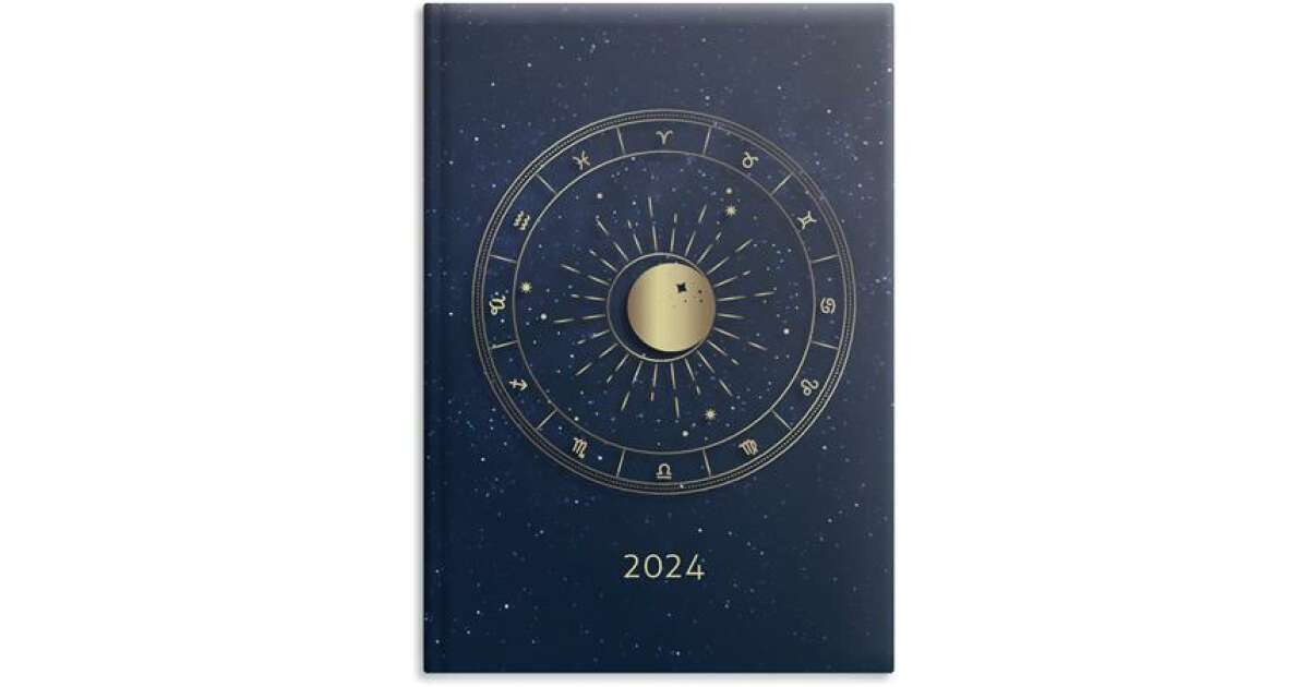 TOPTIMER Naptár, tervező, B5, heti, TOPTIMER Joy, horoszkóp metalizált ...