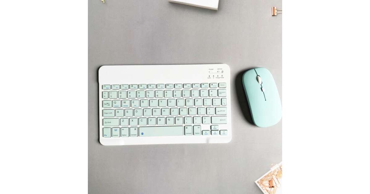 SlimLine Vezeték nélküli Bluetooth Billentyűzet és Egér | Pepita.hu