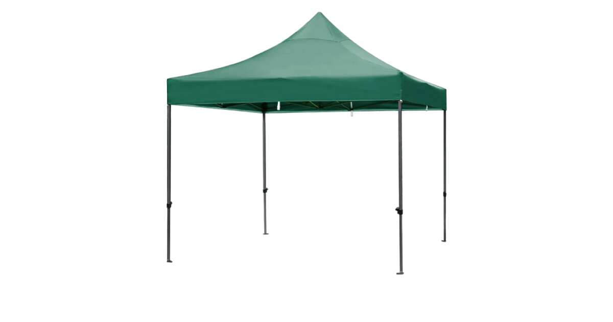 Összecsukható kerti pavilon 3x3m - zöld | Pepita.hu