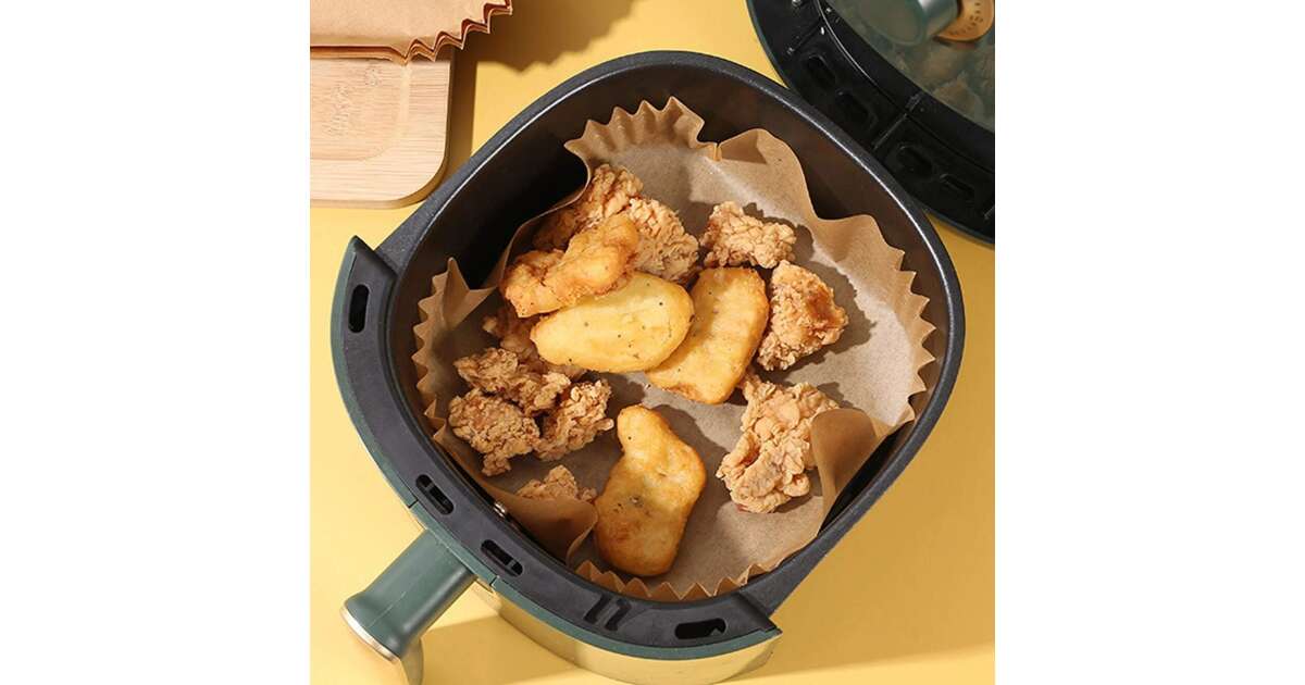 Bewello forrólevegős sütőpapír bw120A,air fryer sütőpapír,olaj nélküli ...