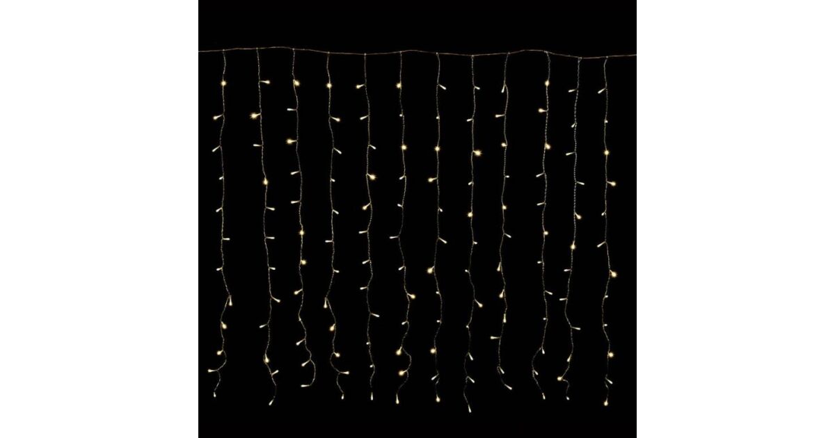 Dekortrend: Crystalline toldható LED fényfüggöny, 0,9 x 2 méter - Meleg ...