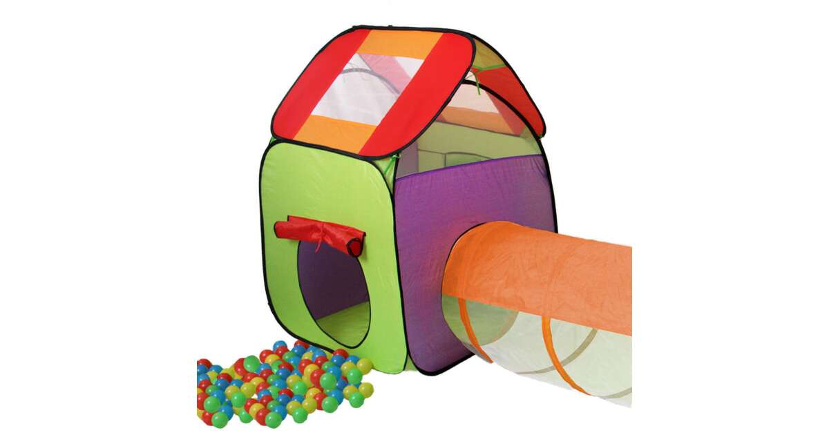 Timeless Tools Detský stan a hrací domček s tunelom vrátane 200 ...