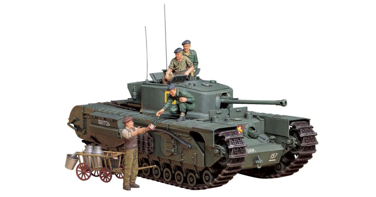 Tamiya British Churchill Mk.VII Infantry tank műanyag modell (1:35 ...