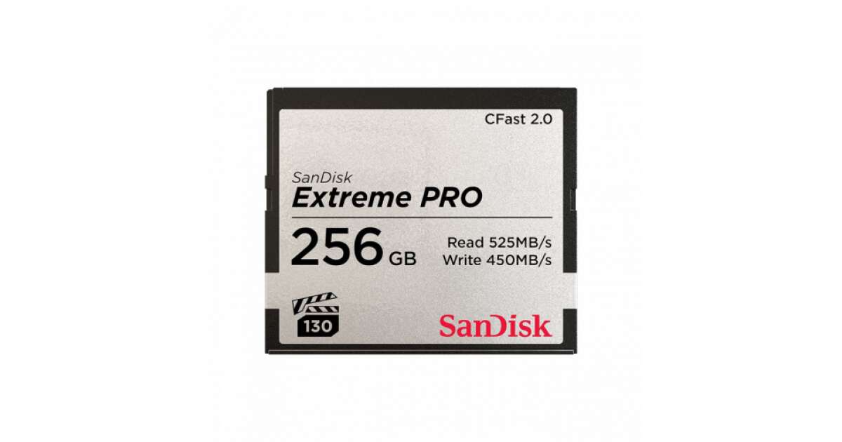 SanDisk CF 256GB Extreme Pro CFAST 2.0 | Pepita.com