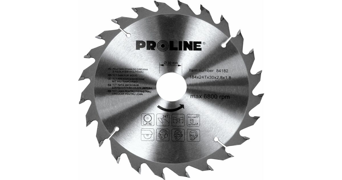 Disc Circular Pentru Lemn Cu Dinti Vidia 184mm / 48d | Pepita.com