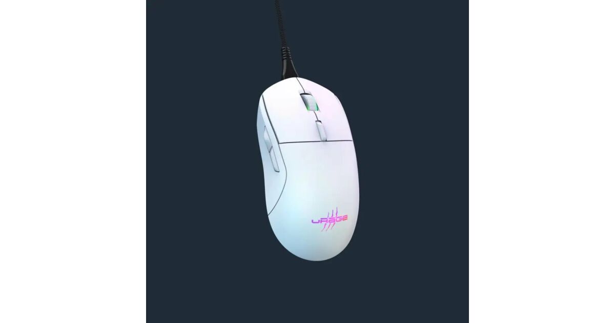 GAMING URAGE REAPER 250 OPTIKAI EGÉR, FEHÉR 6200DPI | Pepita.hu