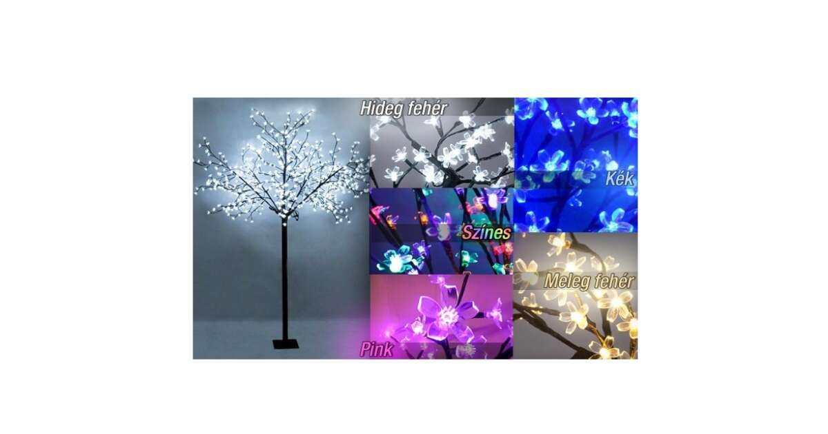 Led Fényfa, Karácsonyi Led Dísz fa 130 Cm 88 Led- Hidegfehér- | Pepita.hu