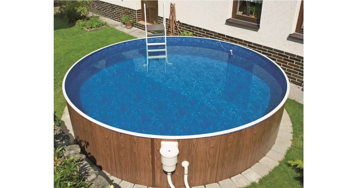 Lagoon Deluxe fémpalástos medence szett, 460 x 120 cm, homokszűrővel ...