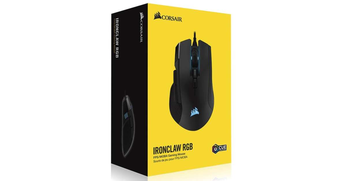 CORSAIR Ironclaw RGB, 18000DPI Gamer mouse | Pepita.com