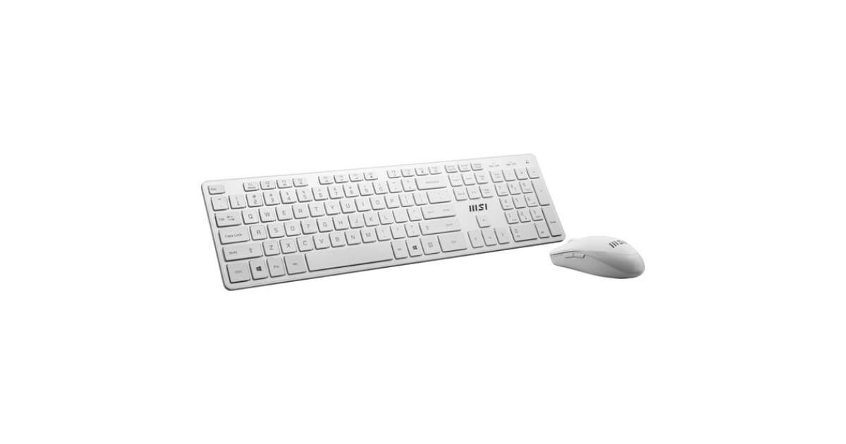 MSI ACCY Bill, RF1430 Vezetéknélküli billenytűzet + MA04W ...