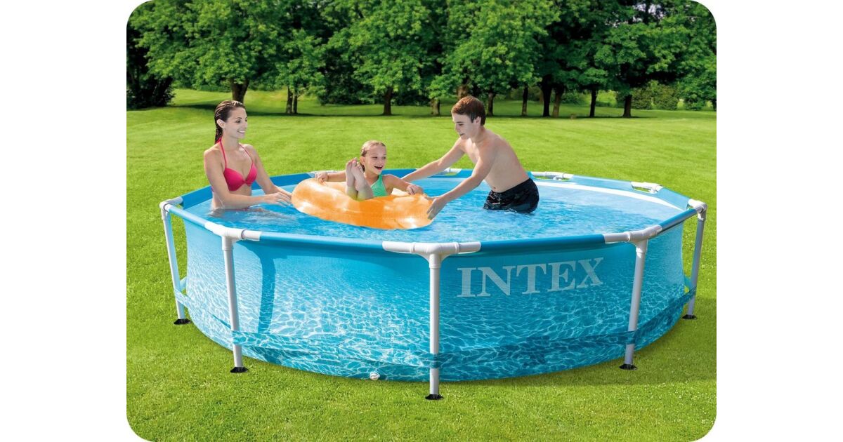 Intex 305x76cm Beachside Prémium fémvázas Medence (28206NP) | Pepita.hu
