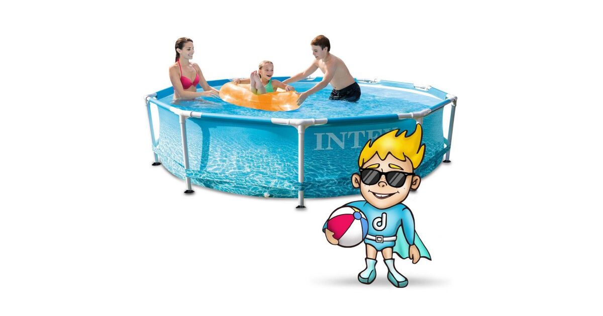 Intex 305x76cm Beachside Prémium fémvázas Medence (28206NP) | Pepita.hu