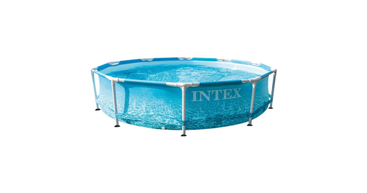 Intex 305x76cm Beachside Prémium fémvázas Medence (28206NP) | Pepita.hu