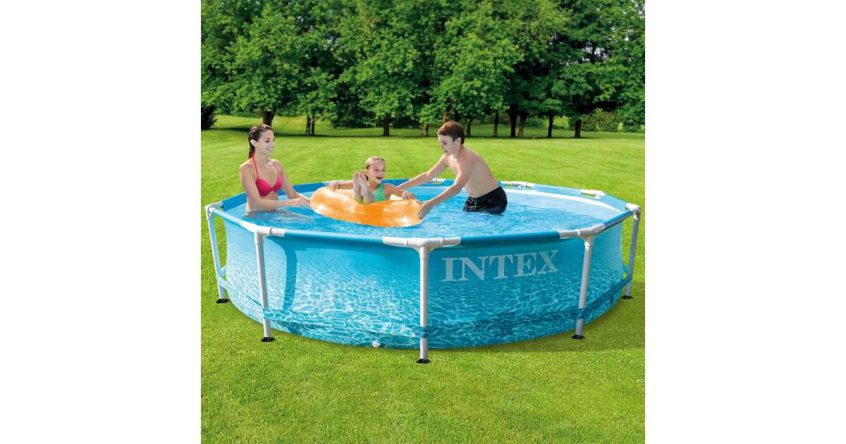 Intex 305x76cm Beachside Prémium fémvázas Medence (28206NP) | Pepita.hu