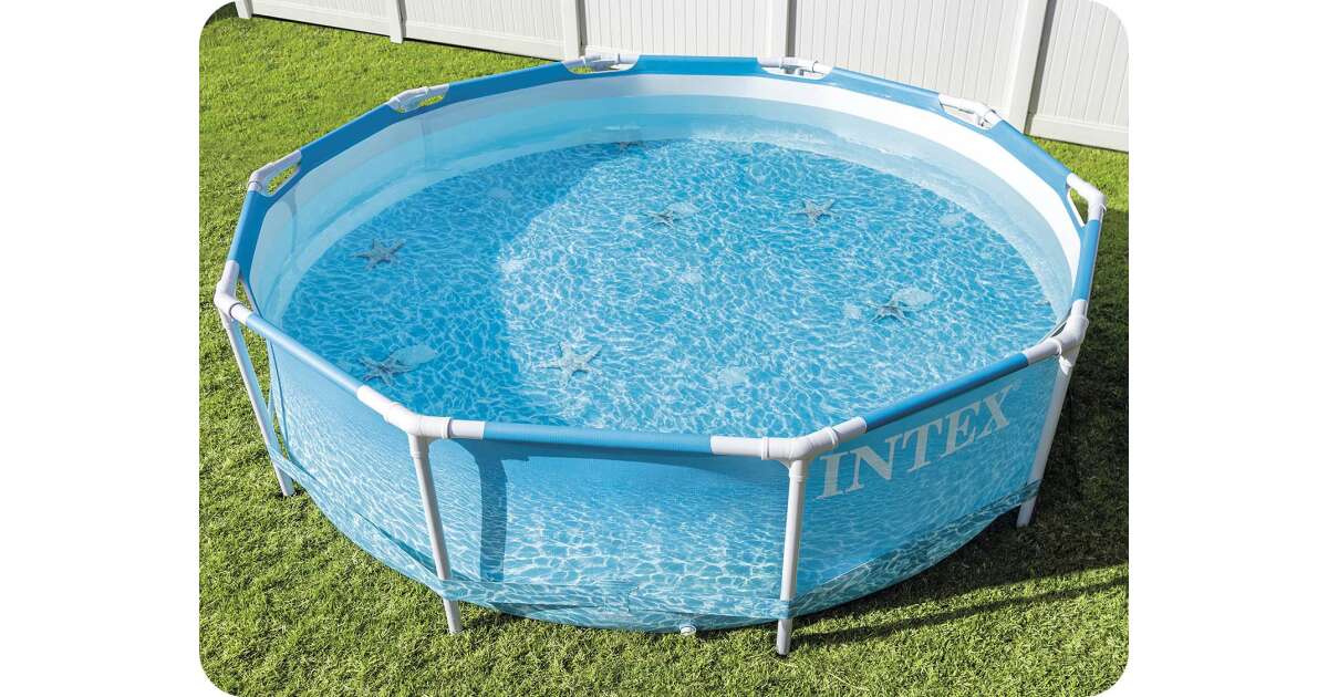 Intex 305x76cm Beachside Prémium fémvázas Medence (28206NP) | Pepita.hu