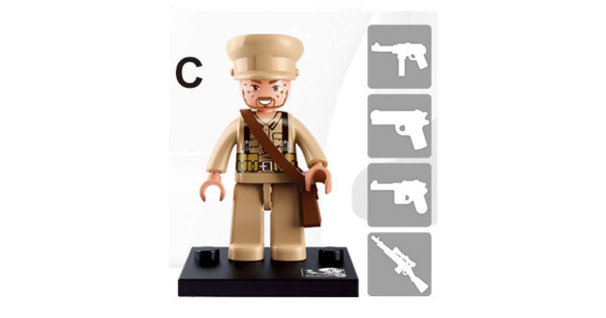 Sluban Minifigures WWII szovjet katona építőjáték figura | Pepita.hu