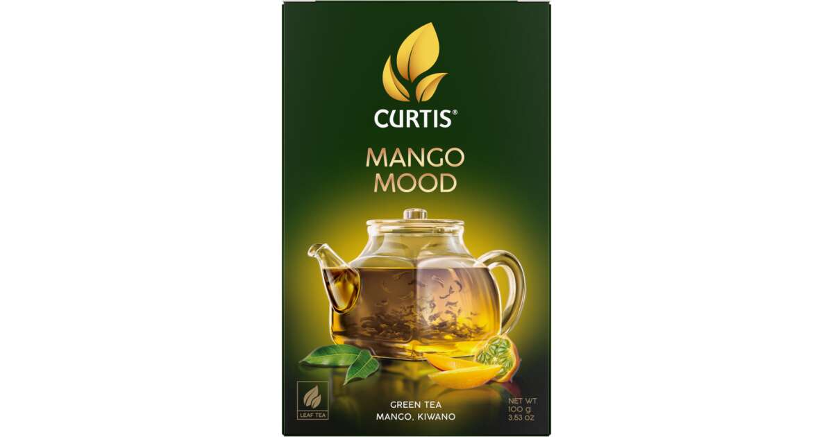 Curtis Mango Hangulat, ízesített szálas zöld tea, 100g | Pepita.hu