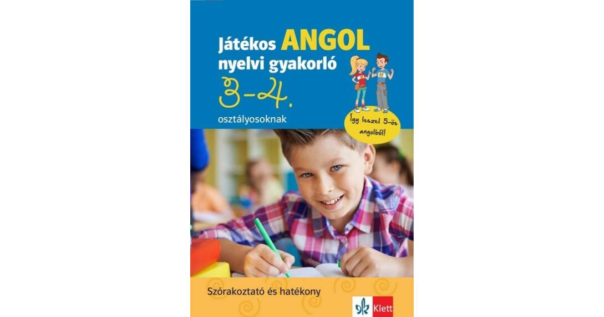 : Játékos angol nyelvi gyakorló 3-4. osztályosoknak | Pepita.hu