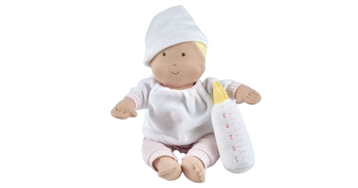 Mózes kosár Grace babával, cumisüveggel és takaróval | Pepita.hu