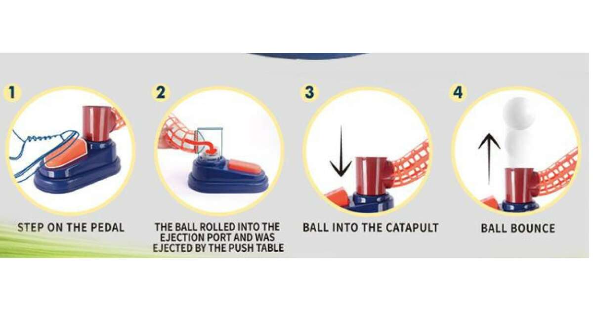 Gyerekek Baseball Játék Szett Bat & Balls Automata Indító Gyerekeknek ...
