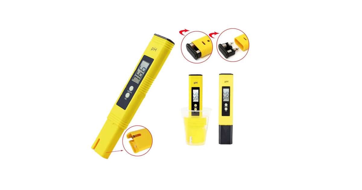 Elektronikus ph-mérő vízmérő kalibrálása | Pepita.hu