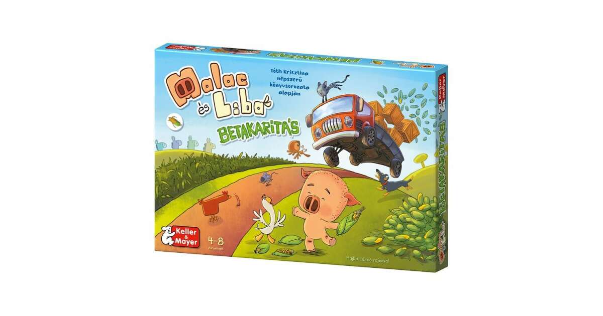 Prasátko a Huska spoločenská hra Zber úrody - v maďarskom jazyku ...