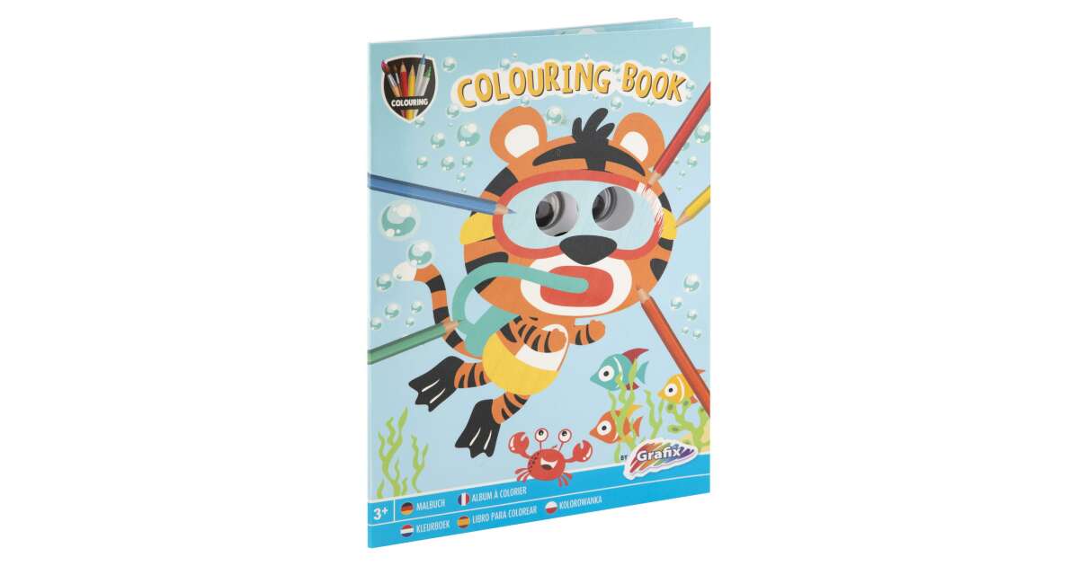 Kifestőkönyv szemekkel (Bleu) (Coloring Book with Moving Eyes (Bleu ...