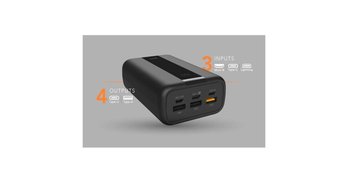 Silicon Power Battery Bank - 30000mAh QX55 PowerBank Black (USB1- USB2 ...