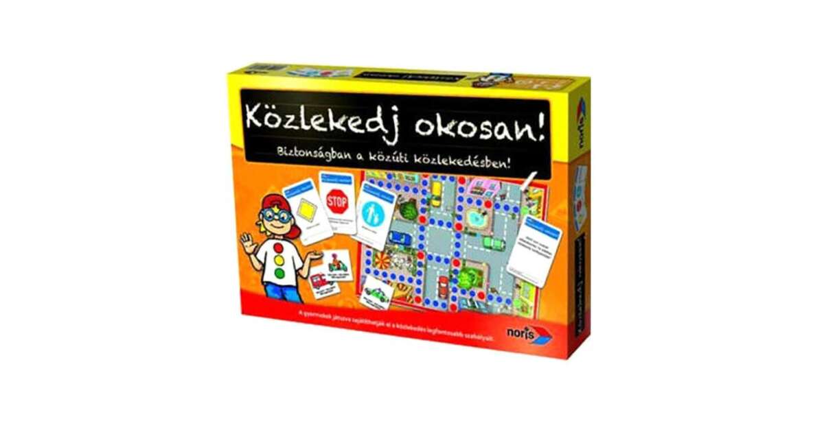 Noris Közlekedj okosan társasjáték | Pepita.hu