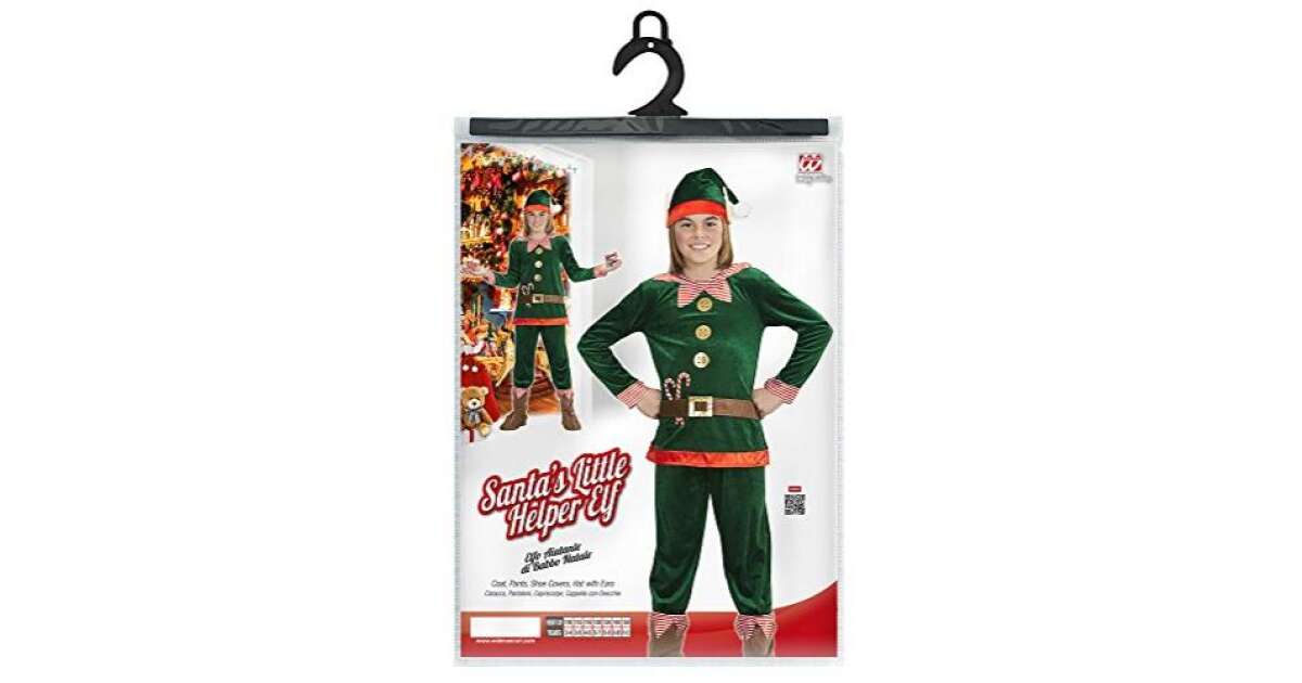 ELF - SANTAS KLEINER HELFER KOSTÜM FÜR JUNGE GRÖßE: 140 cm | Pepita.com