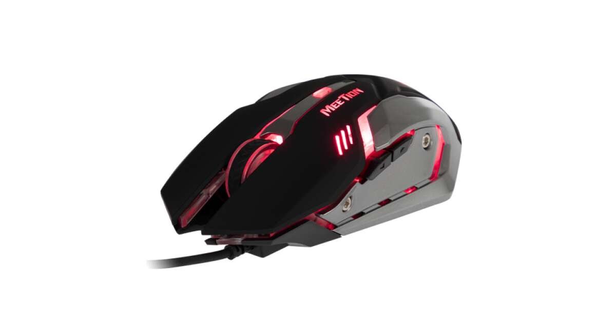 MEETION MT-M915 BACKLIT WIRED GAMER USB MOUSE NEGRU | Pepita.com