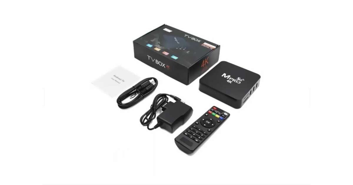 SPRINTER MXQ TV BOX, TV okosító, 4k mxq pro plus, wifi, Mini PC Android ...