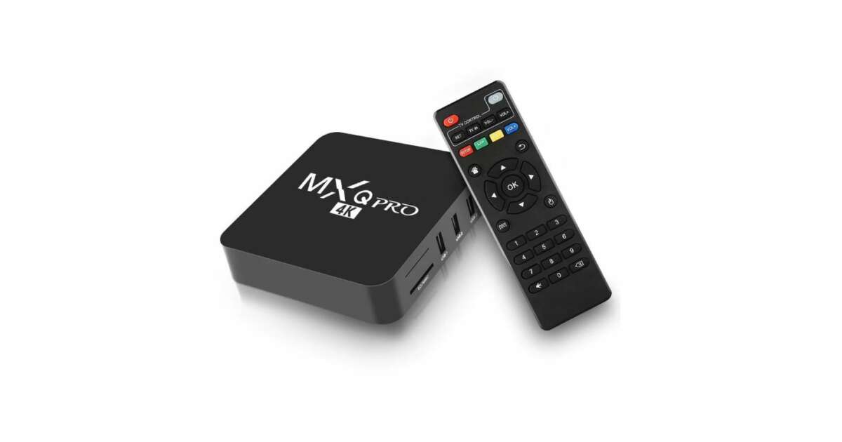 SPRINTER MXQ TV BOX, TV okosító, 4k mxq pro plus, wifi, Mini PC Android 11.1 médialejátszó, TV ...
