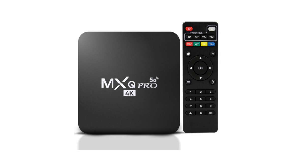 SPRINTER MXQ TV BOX, TV okosító, 4k mxq pro plus, wifi, Mini PC Android ...