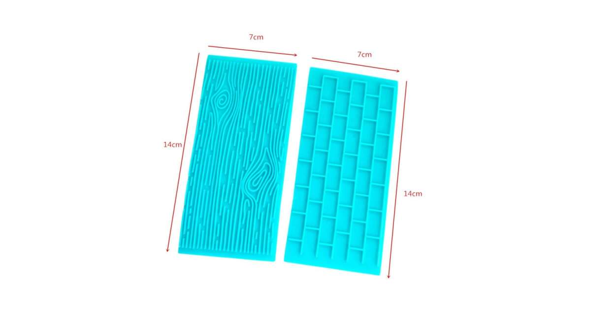 6 db Szilikon Torta Díszítő Forma - 3D Minták | Pepita.hu