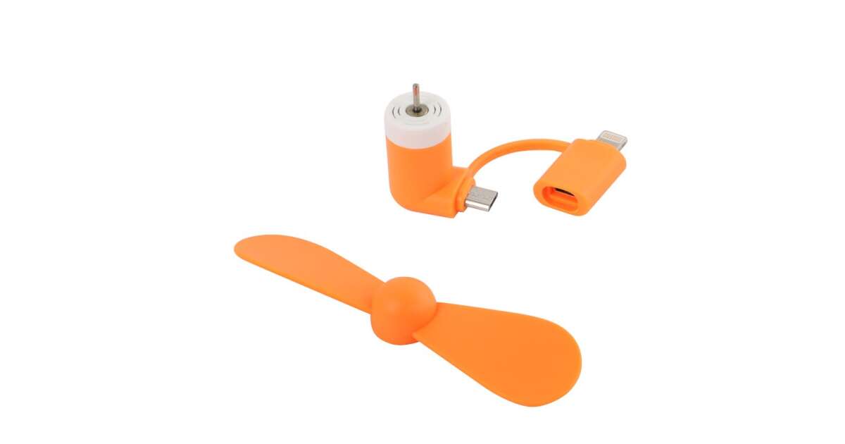 Mini Telefon Ventilátor - USB & Lightning Csatlakozó | Pepita.hu