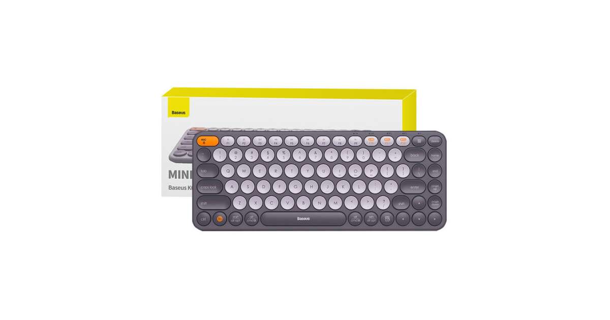 Baseus K01A Wireless Tri-Mode Keyboard Frosted Gray | Pepita.hu