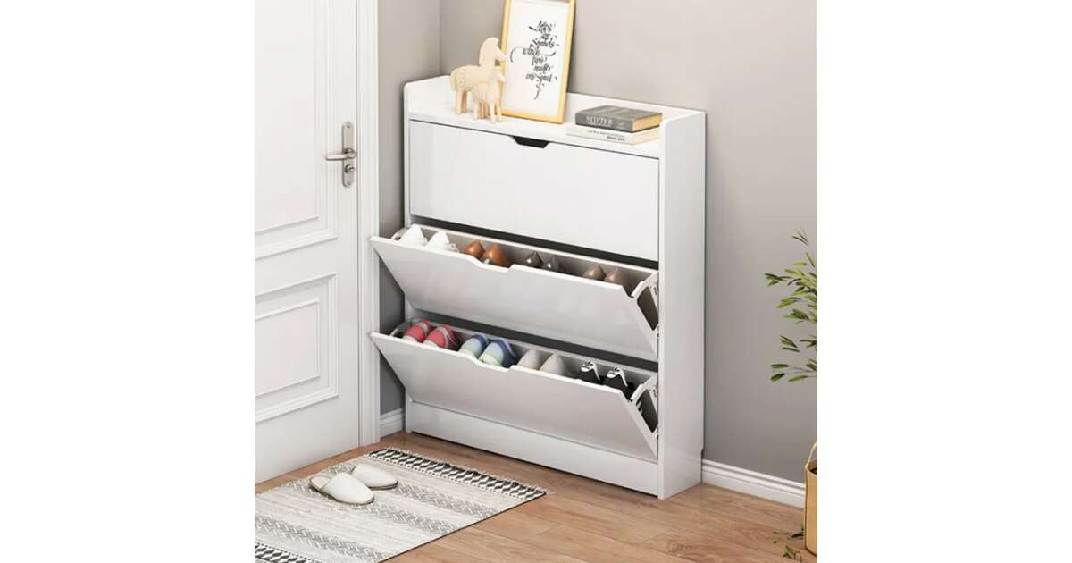 Dulap pentru pantofi, BeComfort , LT06-80, 80 x 115 x 17 cm | Pepita.com