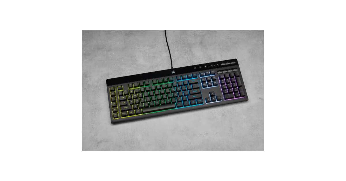CORSAIR Vezetékes Billentyűzet Gaming, K55 RGB PRO, 6 programozható ...