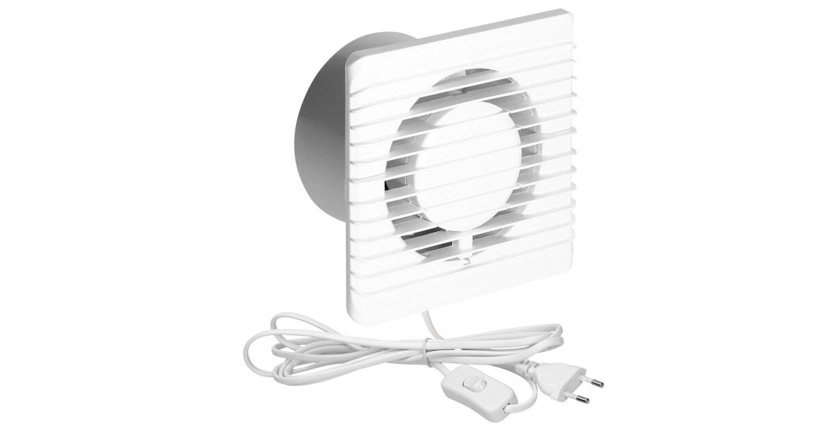 Fürdőszoba Ventilátor - Falra Szerelhető - 100 mm | Pepita.hu