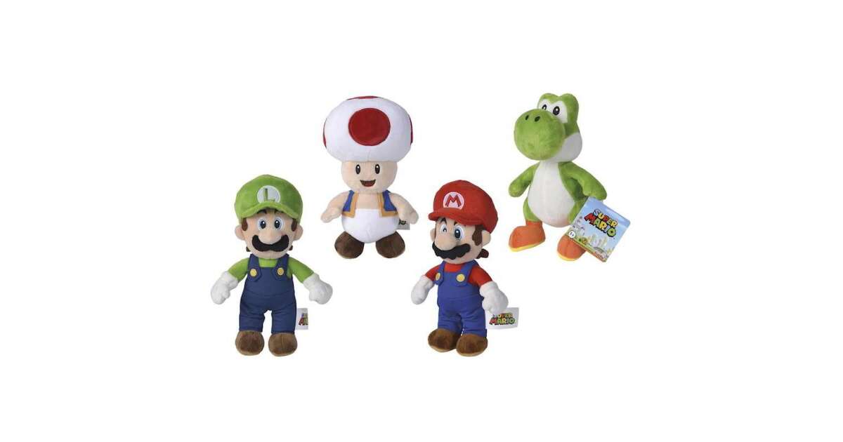 Simba Super Mario plüss figura - 20 cm (4 féle) | Pepita.hu