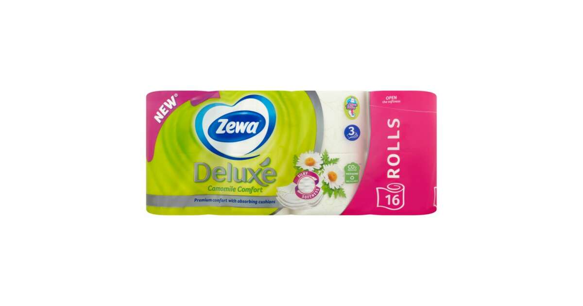 Zewa Deluxe Kamillás toilett papir 16 tekercses | Pepita.hu