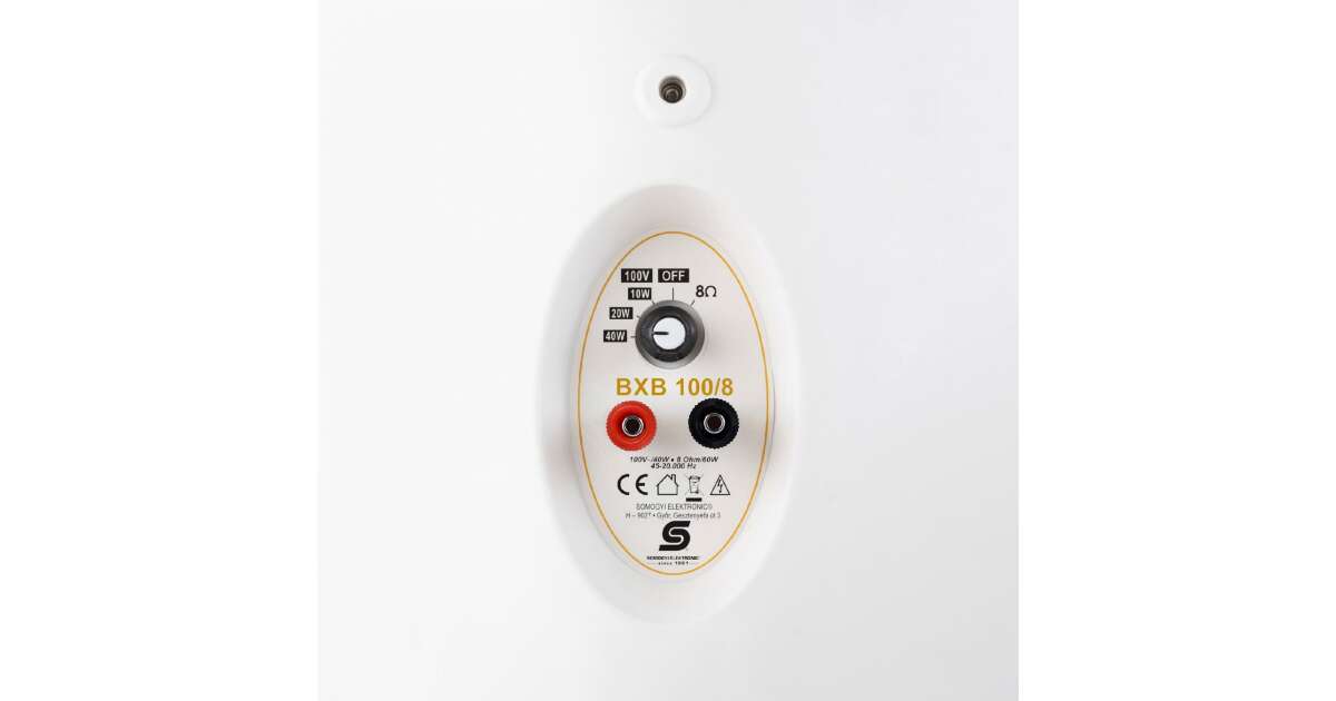 SAL BXB 100/8 hangfal BASS reflex HI-FI hangdoboz, 2utas, falra és ...