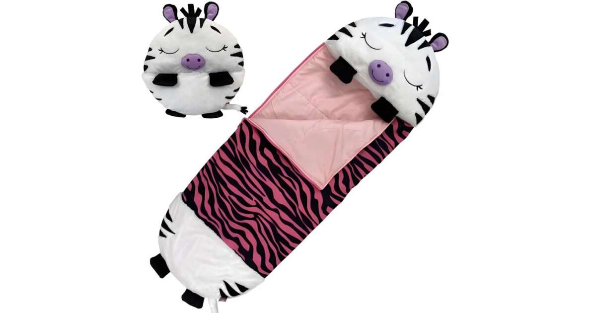 Happy Nappers Zebra Párnahálózsák - 168 cm | Pepita.hu