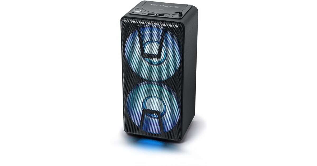 Boxa portabila Muse M-1820 DJ, 150W, Bluetooth, CD, USB, Microfon ...